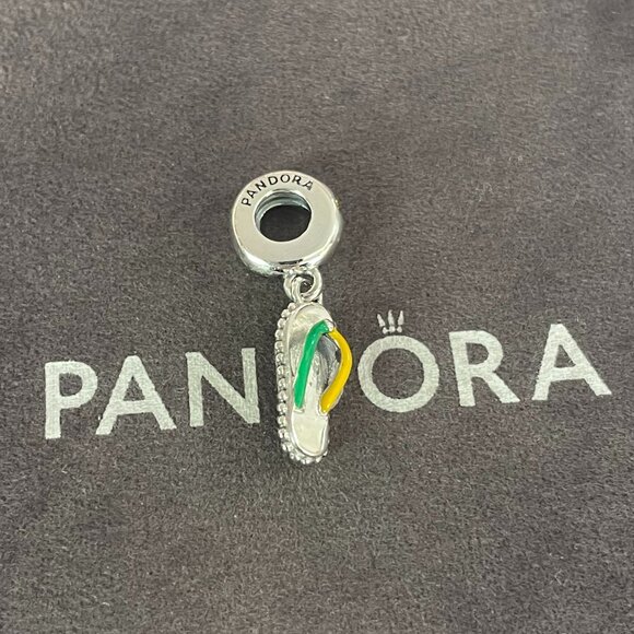 Pandora | Jewelry | New Pandora Pandora Beach Flipflops Dangle Charm ...